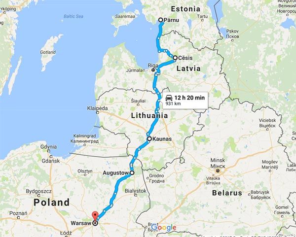 Road trip along Via Baltica | FinnsAway travel blog