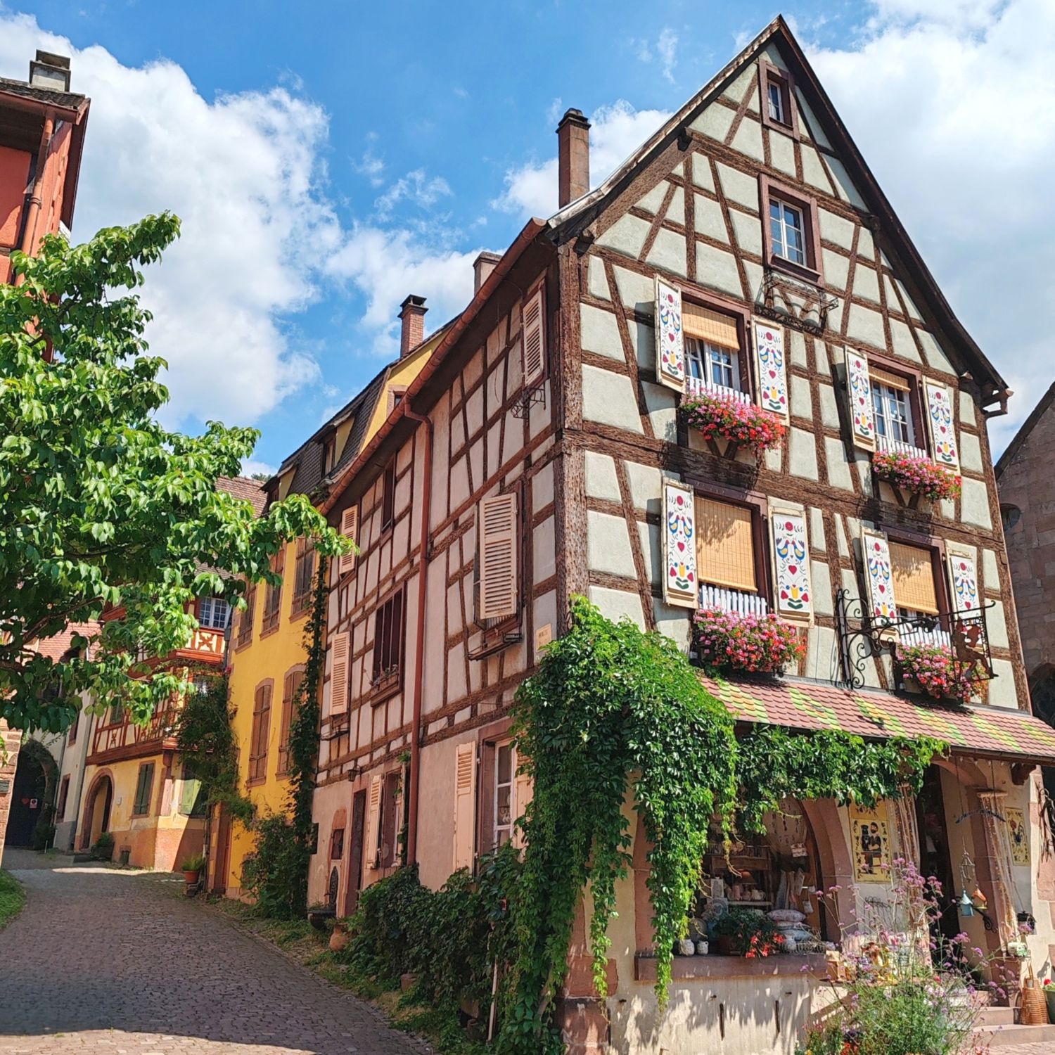 Half-timbered house in Alsace, France | FinnsAway blog - nomad life and ...